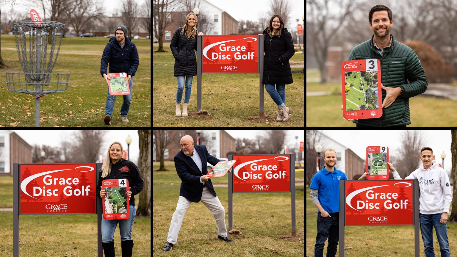 Eleven Community Businesses Sponsor Grace College’s Disc Golf Course ...